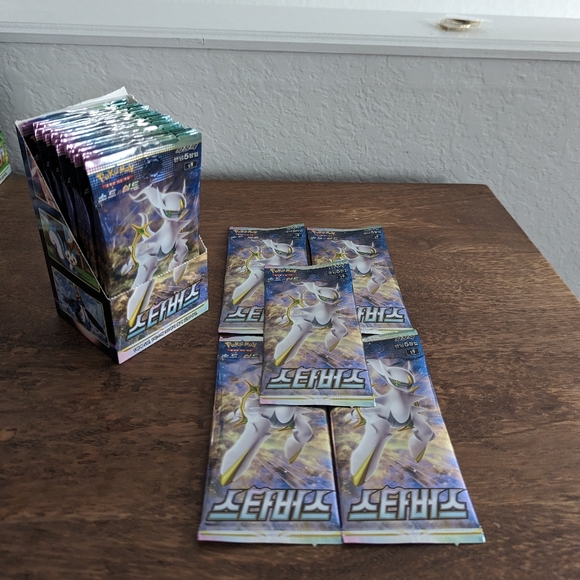 Pokemon | Toys | 5 Korean Pokemon Star Birth Booster Packs | Poshmark